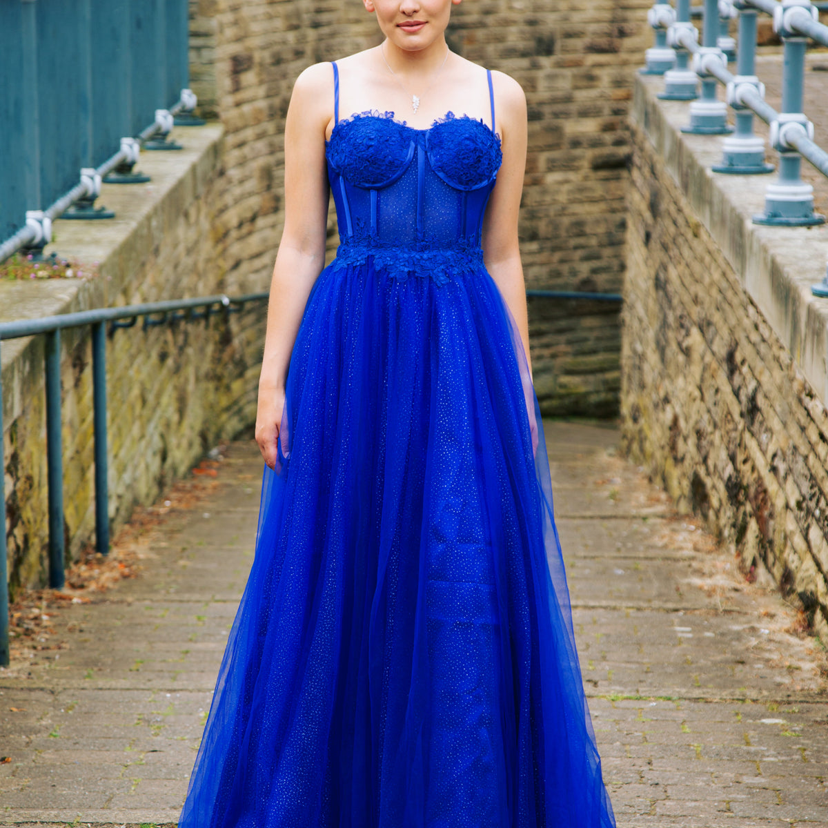 GABRIELLA | LACE EMBELLISHED BALL GOWN PROM DRESS – CJE Prom